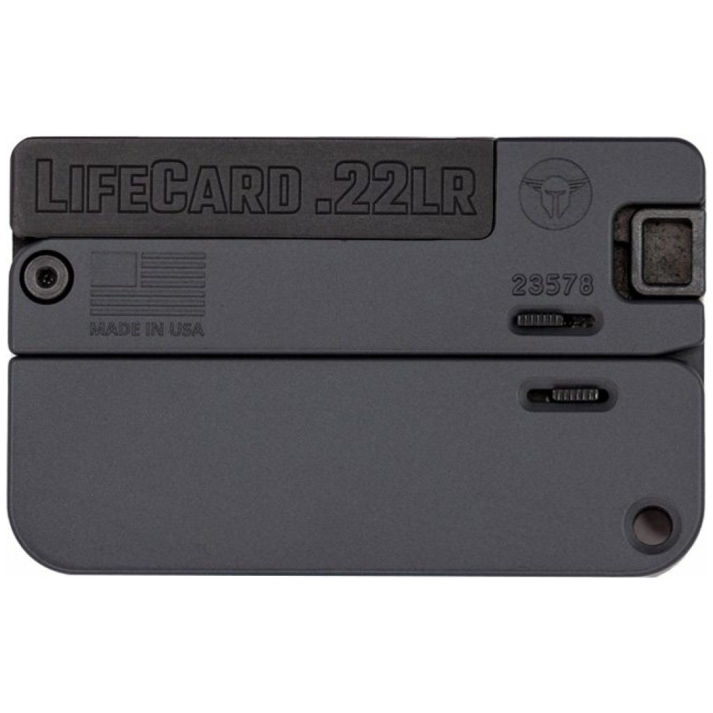 LIFECARD 22LR BLACK/GREY | BrassDepot.com