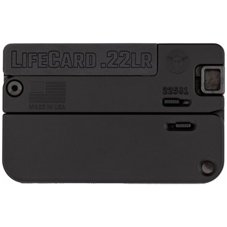 LIFECARD 22LR BLACK/BLACK | BrassDepot.com