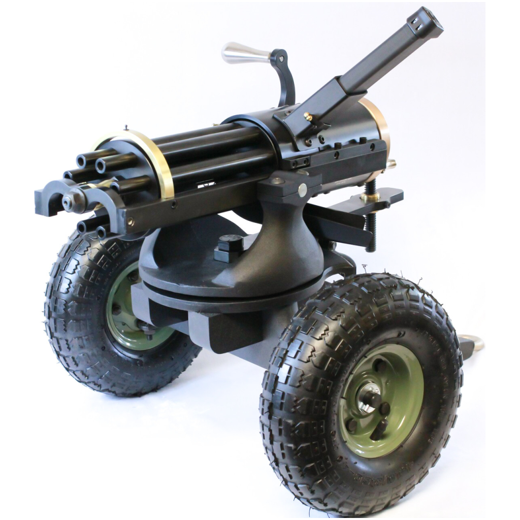 9 MM Hand Crank Gatling Gun – CA Legal | BrassDepot.com